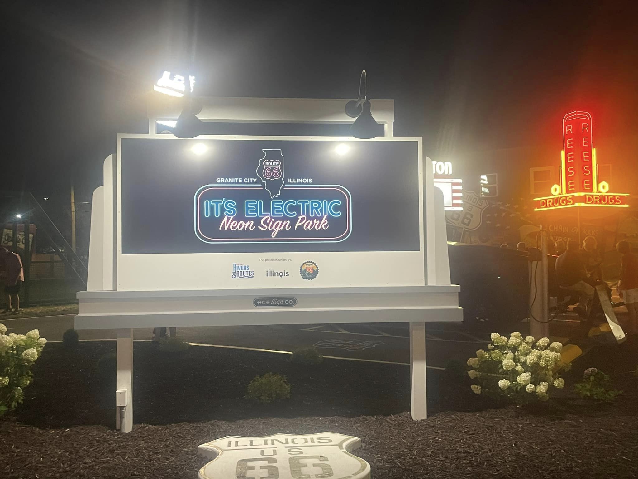 Granite City Glows: Elik Celebrates Opening of Neon Sign Park - Amy Elik